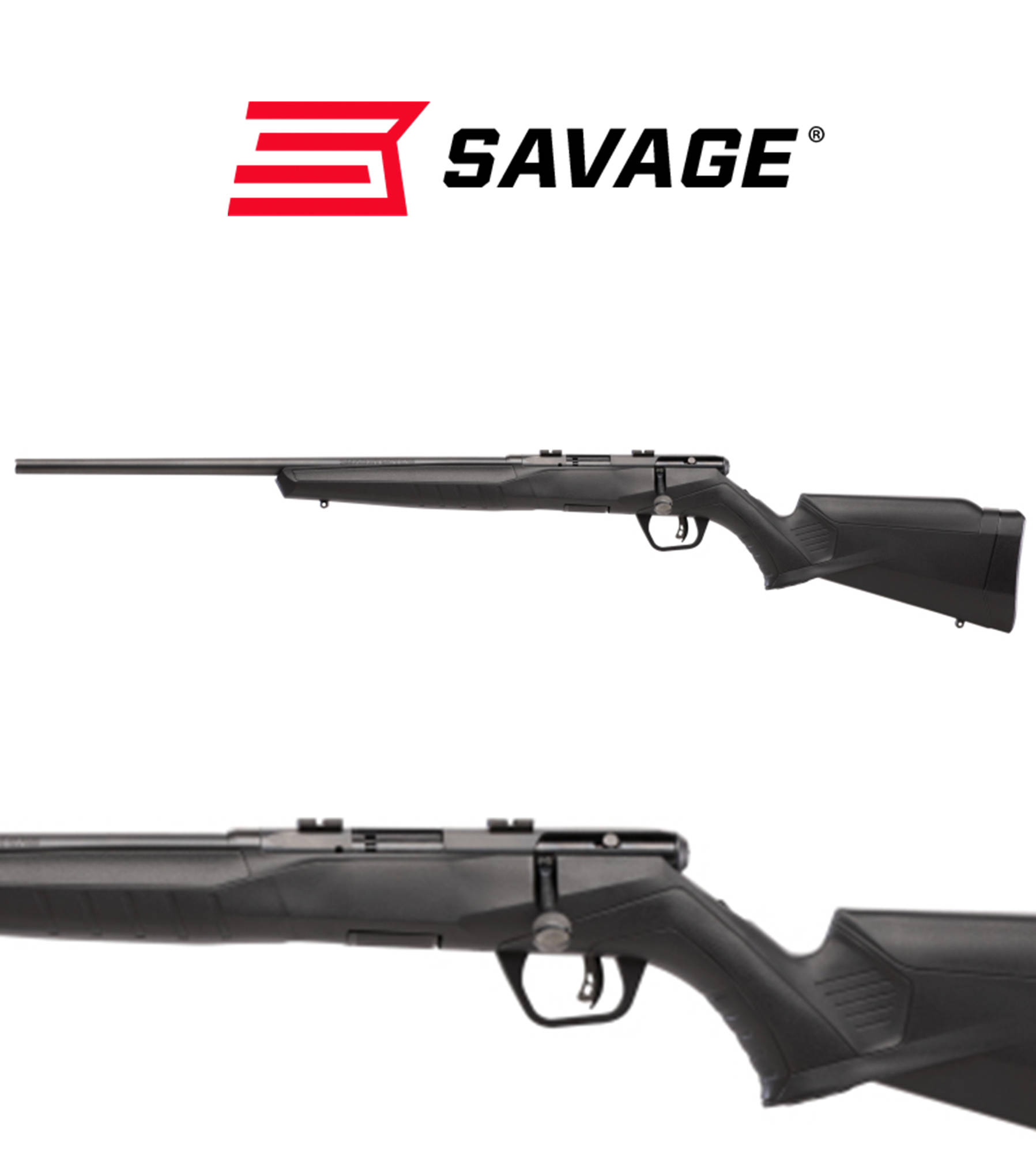 Savage B17 Synthetic .17 HMR, vasenkätinen Pienoiskivääri - Asekauppa ...